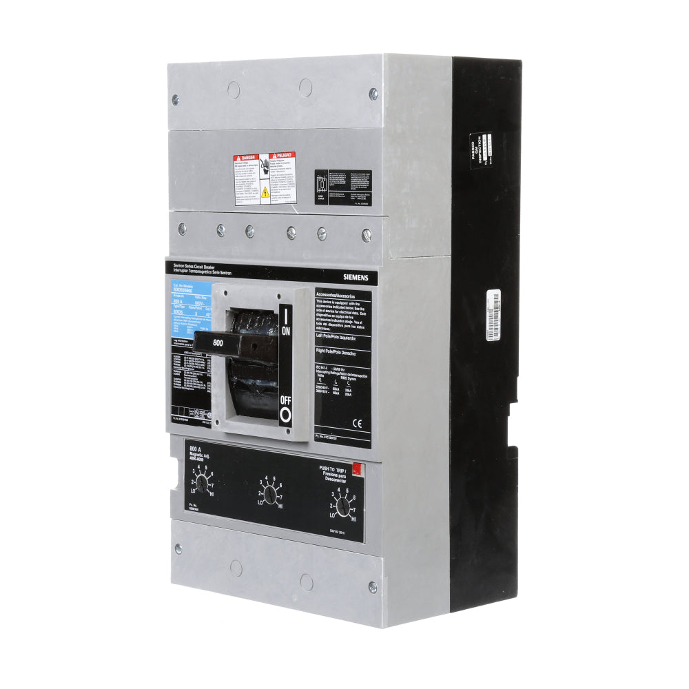 MXD63B800 - Siemens 800A 600V 3-Pole Bolt-On Molded Case Circuit ...