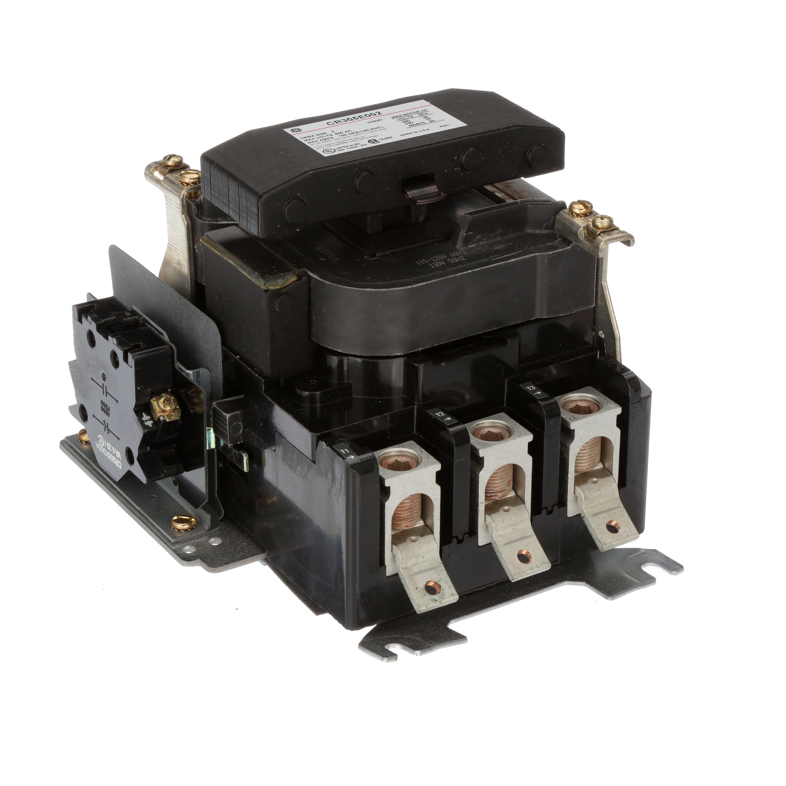CR305E002 - General Electric 100A 600V 3 Pole 3 Phase NEMA Size 3 Motor ...