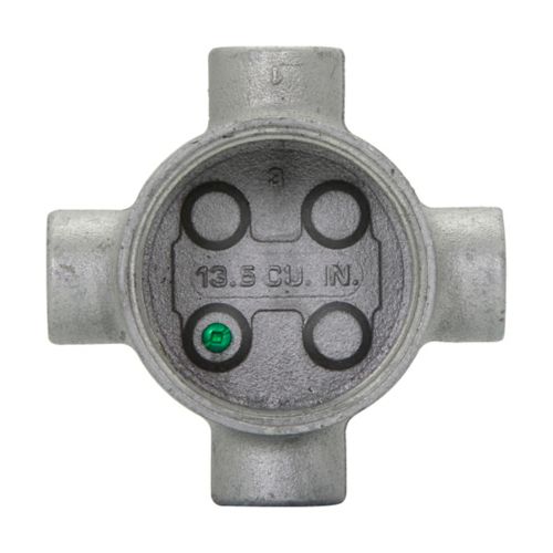 GUAX260 - Crouse-Hinds 3/4 Inch X Shape Conduit Outlet Body Feraloy ...