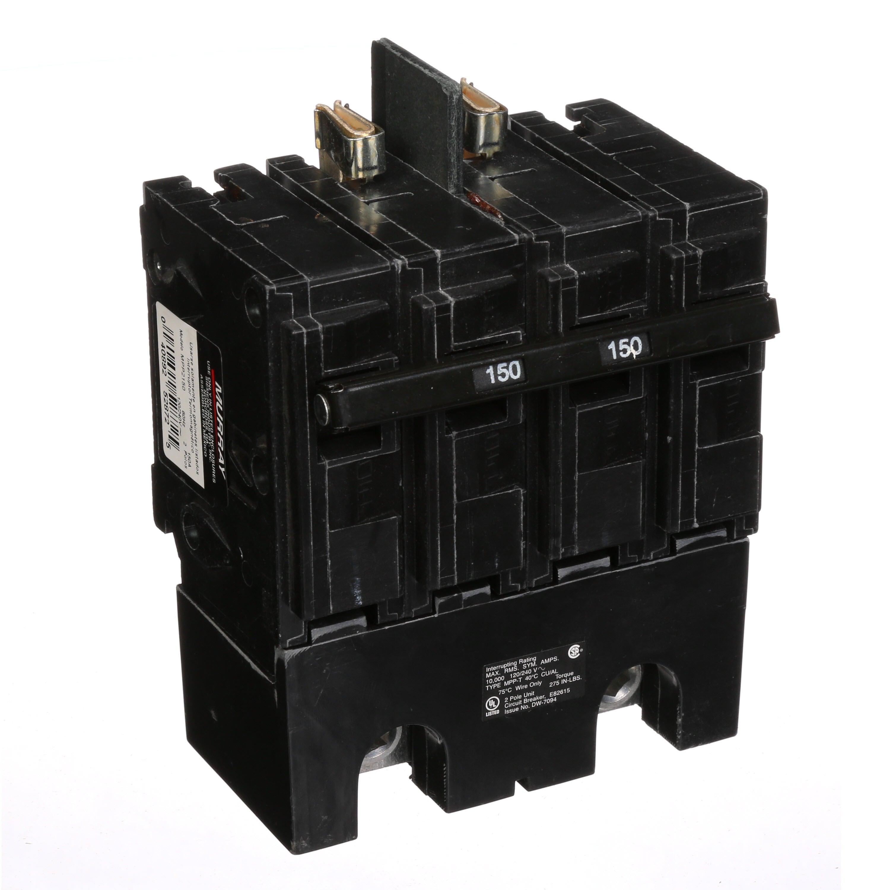 Siemens MPP2150 150A 1-Pole Plug-In Circuit Breaker 240V Thermal ...