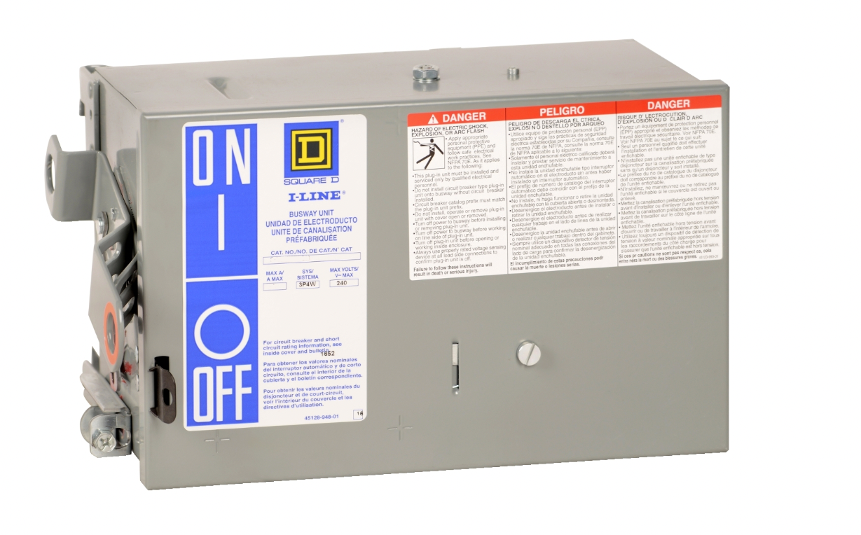 PFC34060G - Schneider Electric 60A 3-Pole Breaker Style Bus Plug ...