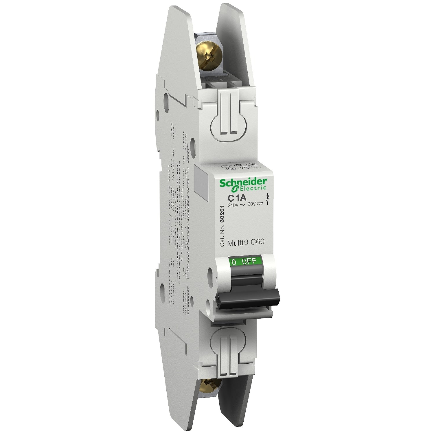 60224 - Schneider Electric Multi9 C60 UL489 Miniature Circuit Breaker ...