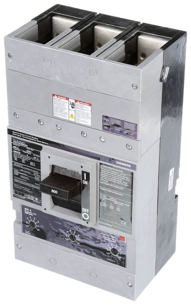 HMD63B500L - Siemens 500A 600V 3 Pole Molded Case Circuit Breaker ...