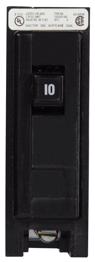 BAB1010 - Westinghouse 10 Amp 1 Pole 120/240V Bolt-On Miniature Circuit ...